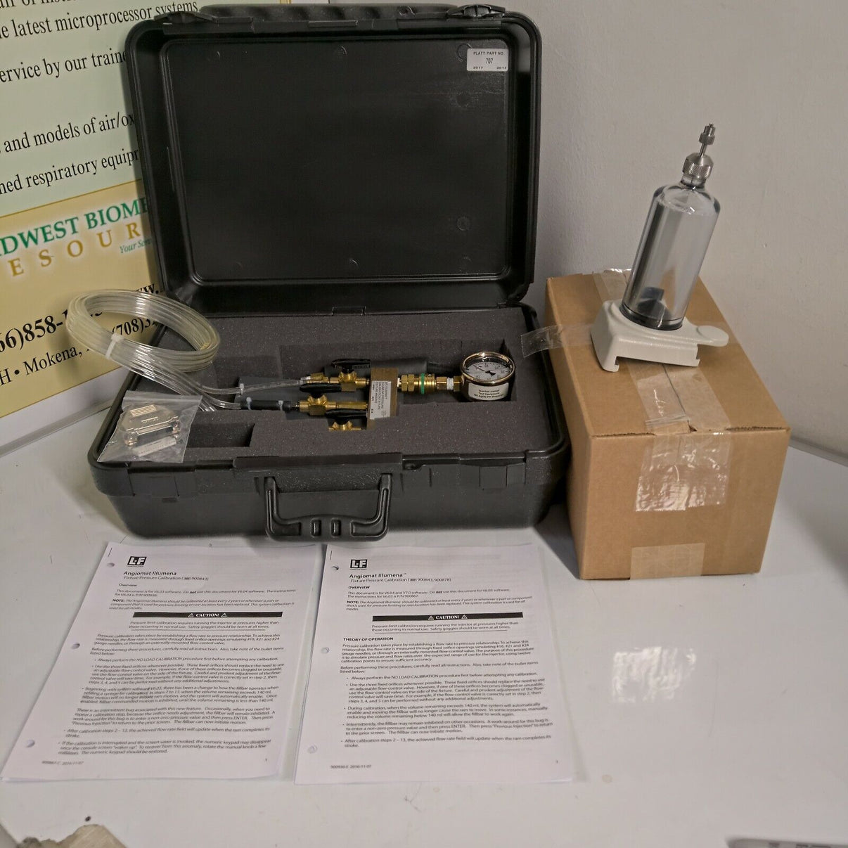 Angiomat Illumena Pressure Calibration Fixture Ref PN 900843 ...